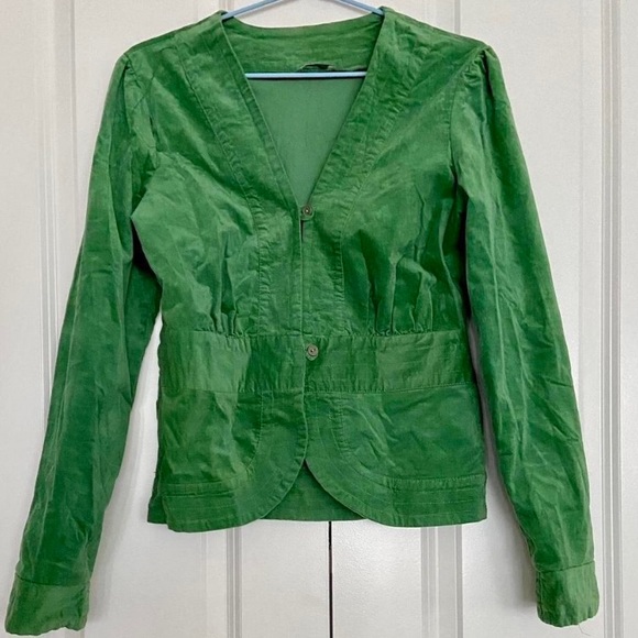 Jackets & Coats | Vintage Fitted Green Jacket | Poshmark
